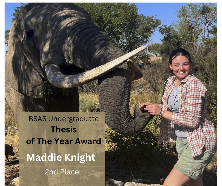 Second Place Winner of the Undergraduate Thesis of the Year Award: A ...